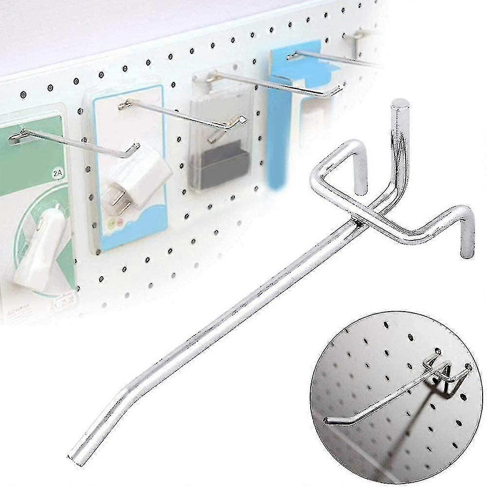 50 Pcs Pegboard Hooks,wall Shelf Hooks For Display Pegboard Garage ...