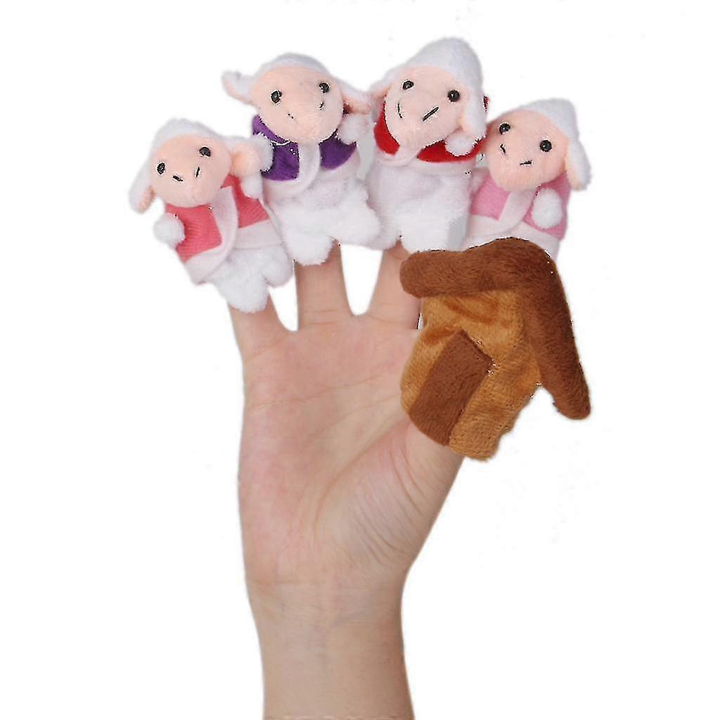 The Wolf And Seven Little Lambs Finger Puppets Nursery Rhyme/fairy Tale ...