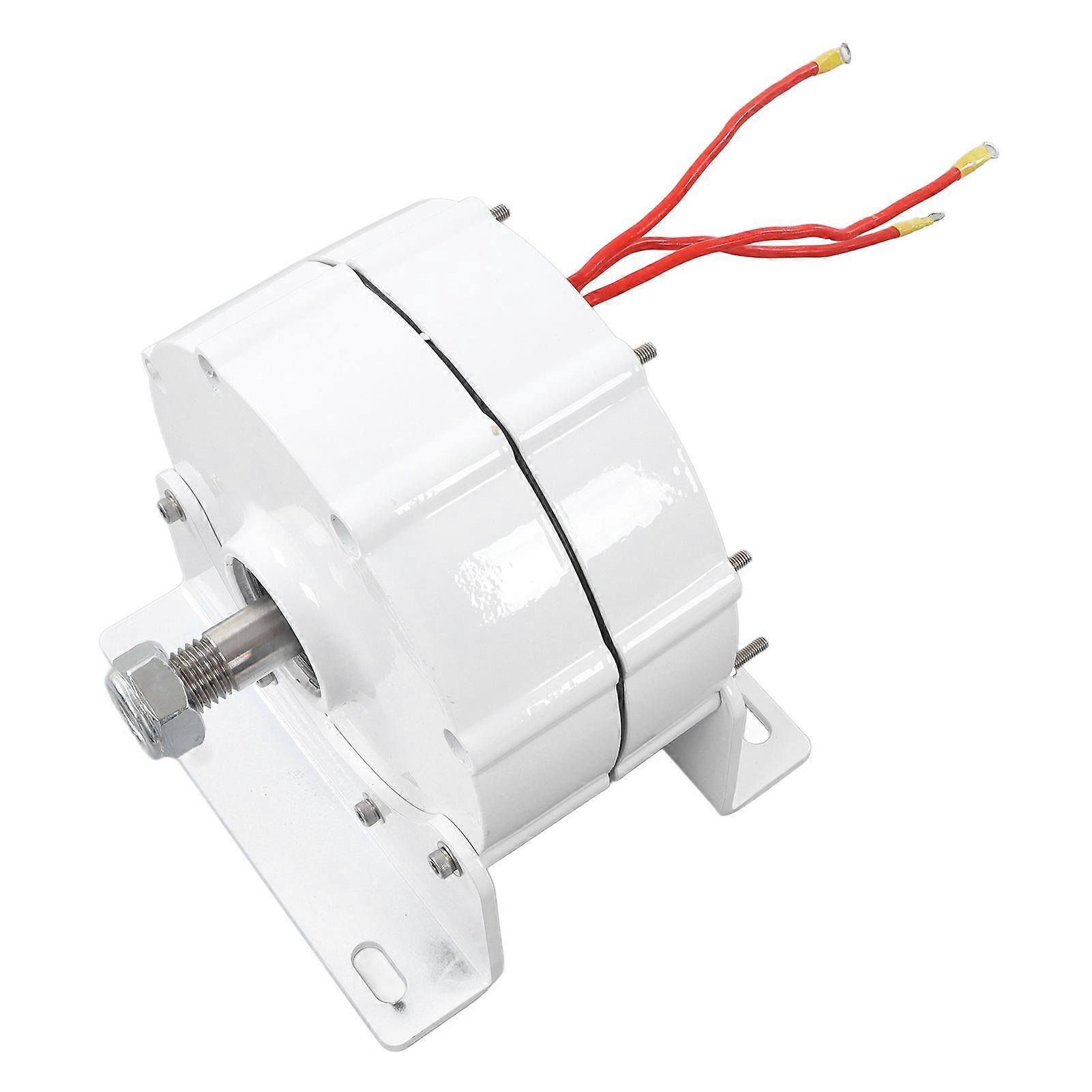 3-fas AC borstlös generator 500W permanentmagnet elektrisk generator med bas och likriktare 24V ...