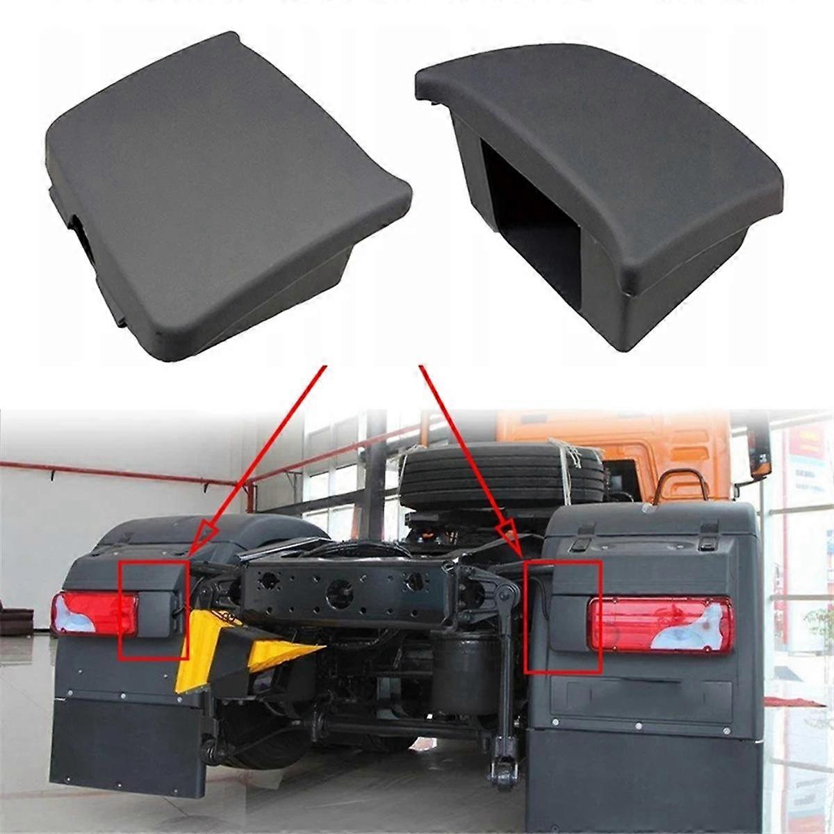 2 Pcs for Man Tga Tgs Tgx Car Stop Lamp Cover Mudguard Light Extension ...