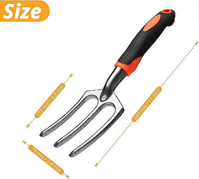 defutay Gardening Hand Fork Garden Tool Heavy Duty Gardening Hand Weed ...