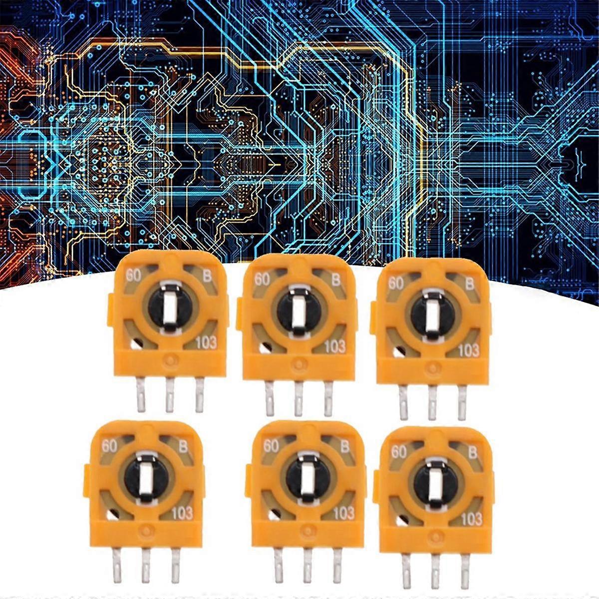 50PCS Joystick Potentiometers Sensor Kit 10Kohn for Controller 3D Thumbstick Axis Resistors ...