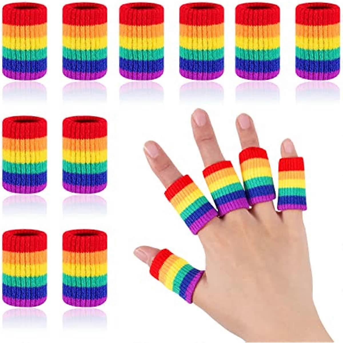 10 Pcs Finger Compression Sleeves Support,Breathable Finger Sleeve ...
