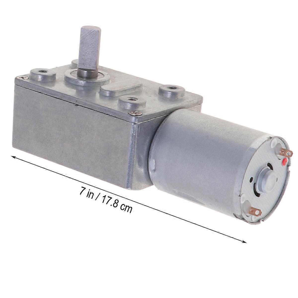 High Torque Dc Motor DC Gear Motor 12V DIY Mini Motor Worm Gear Stepper ...
