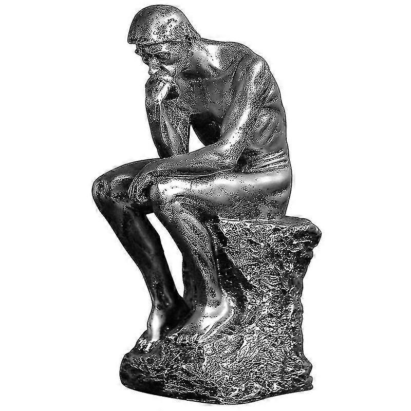 Thinker Statue Famous Thinking Man Resin Character Sculpture Home ...