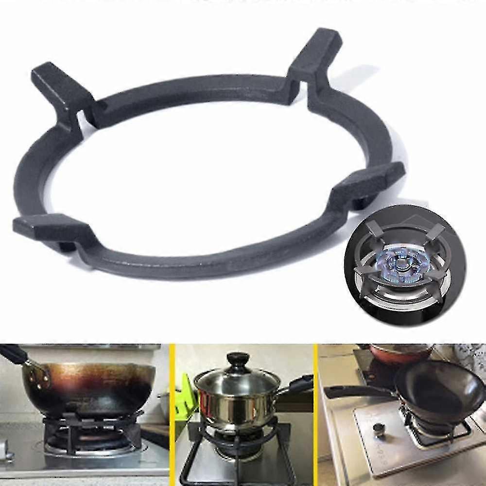 1pc Black Wok Stands Cast Iron Wok Pan Support Rack For Burners | Fruugo UK