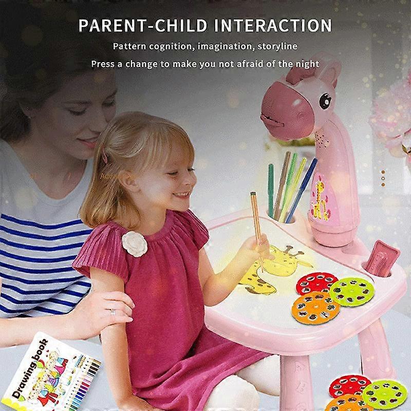 Children Led Projector Art Drawing Table Trace And Draw Projector Toy ...