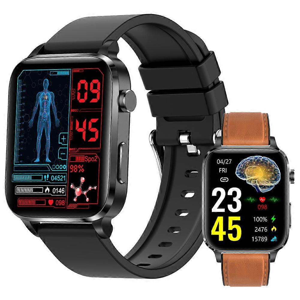 Blood Glucose Sugar Smart Watch Body Temperature ECG HRV Monitor ...