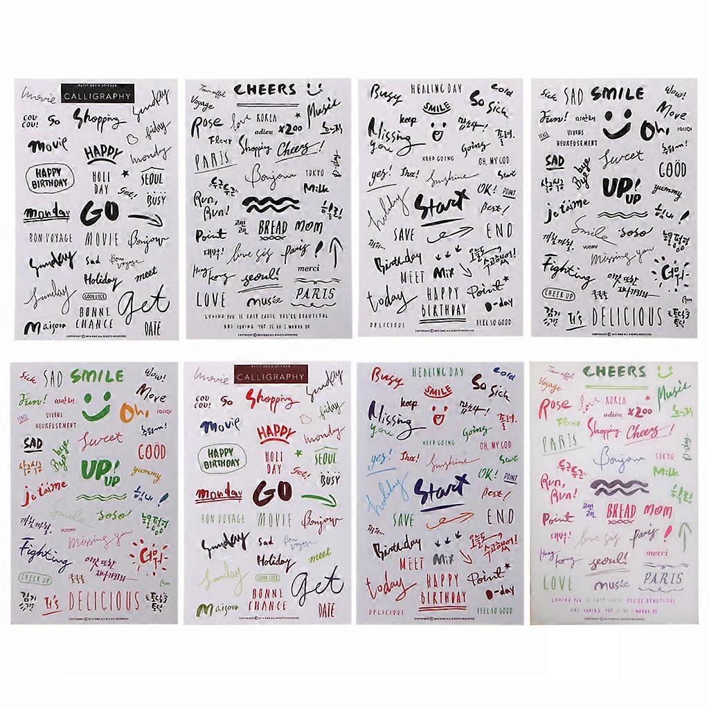 Cute Letter Epoxy Resin Label Sticker for Children to DIY Suitcase ...