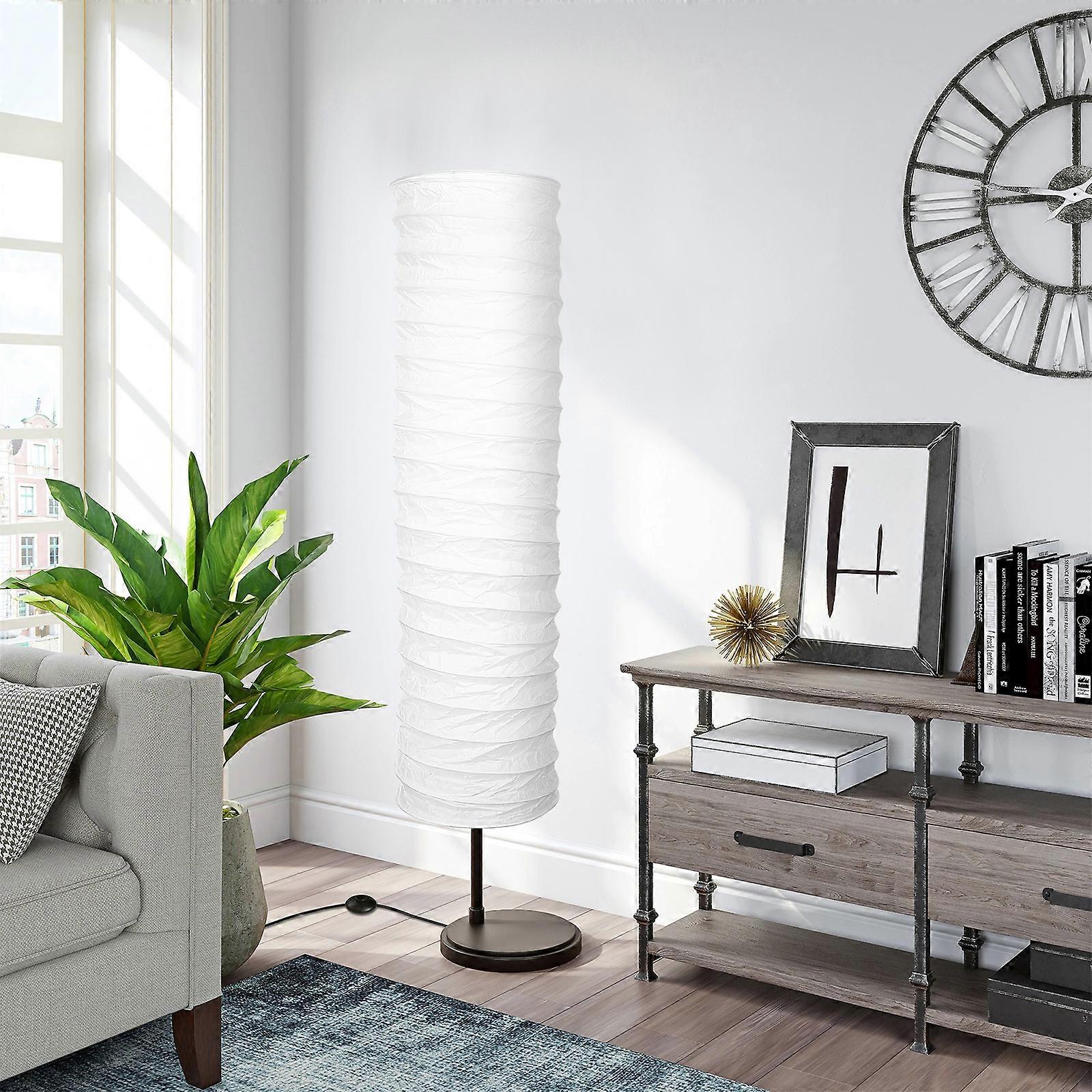 Chandelier Lamp Shades Paper Column Floor Lamp Paper Shade Floor Lamp ...