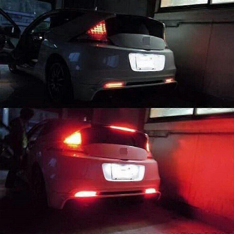 2 x Lens LED Bumper Reflector Tail Brake Light For Honda CR-Z CR-V ...