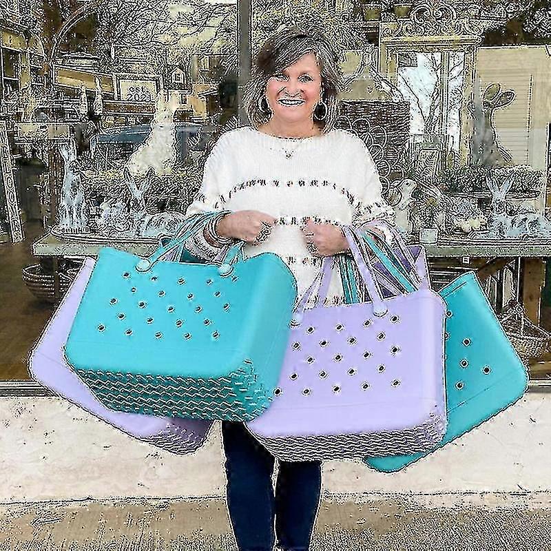 Rubber EVA Bag Bogg Style Hole Waterproof Durable Oversize Silicone ...