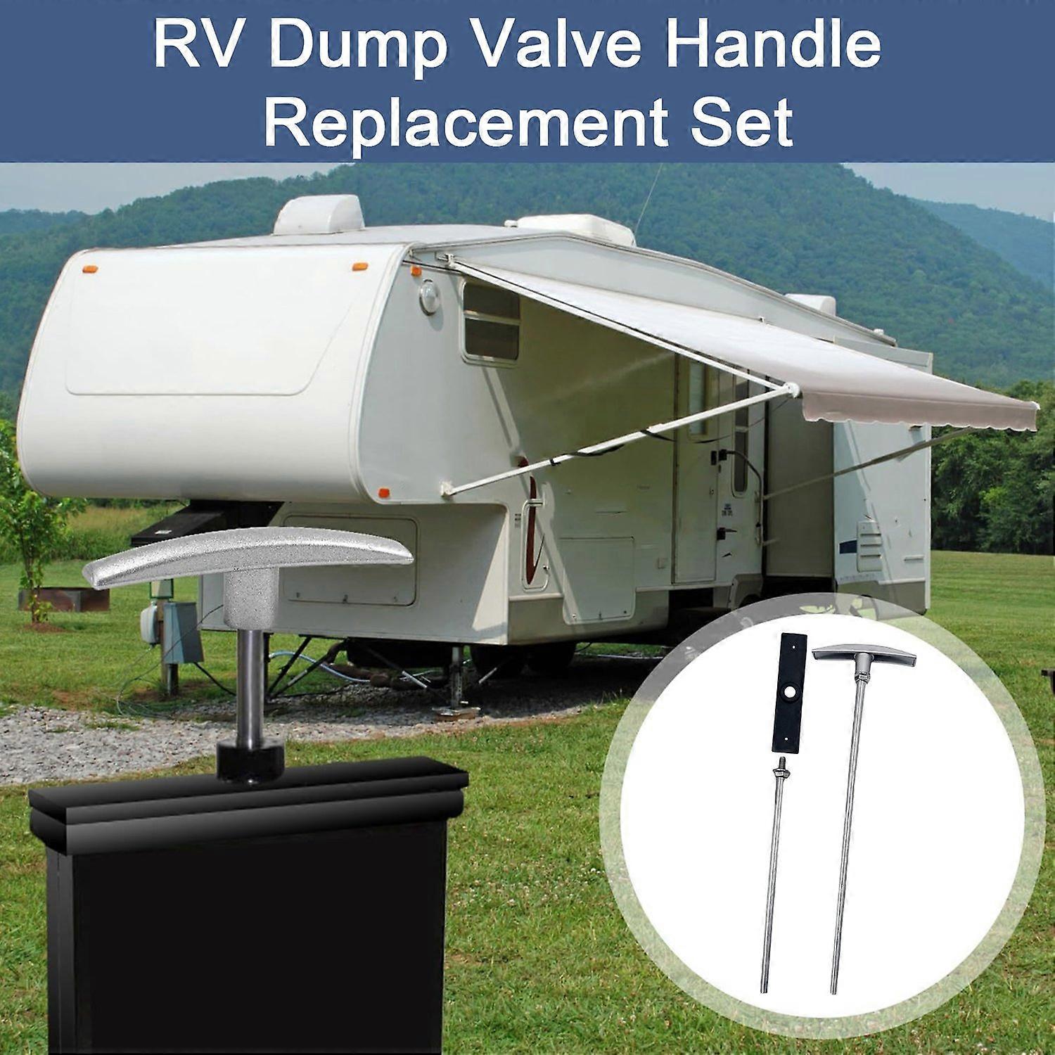 RV Waste Valve Extension Rod Kit Adjustable Length Rustproof Corrosion ...