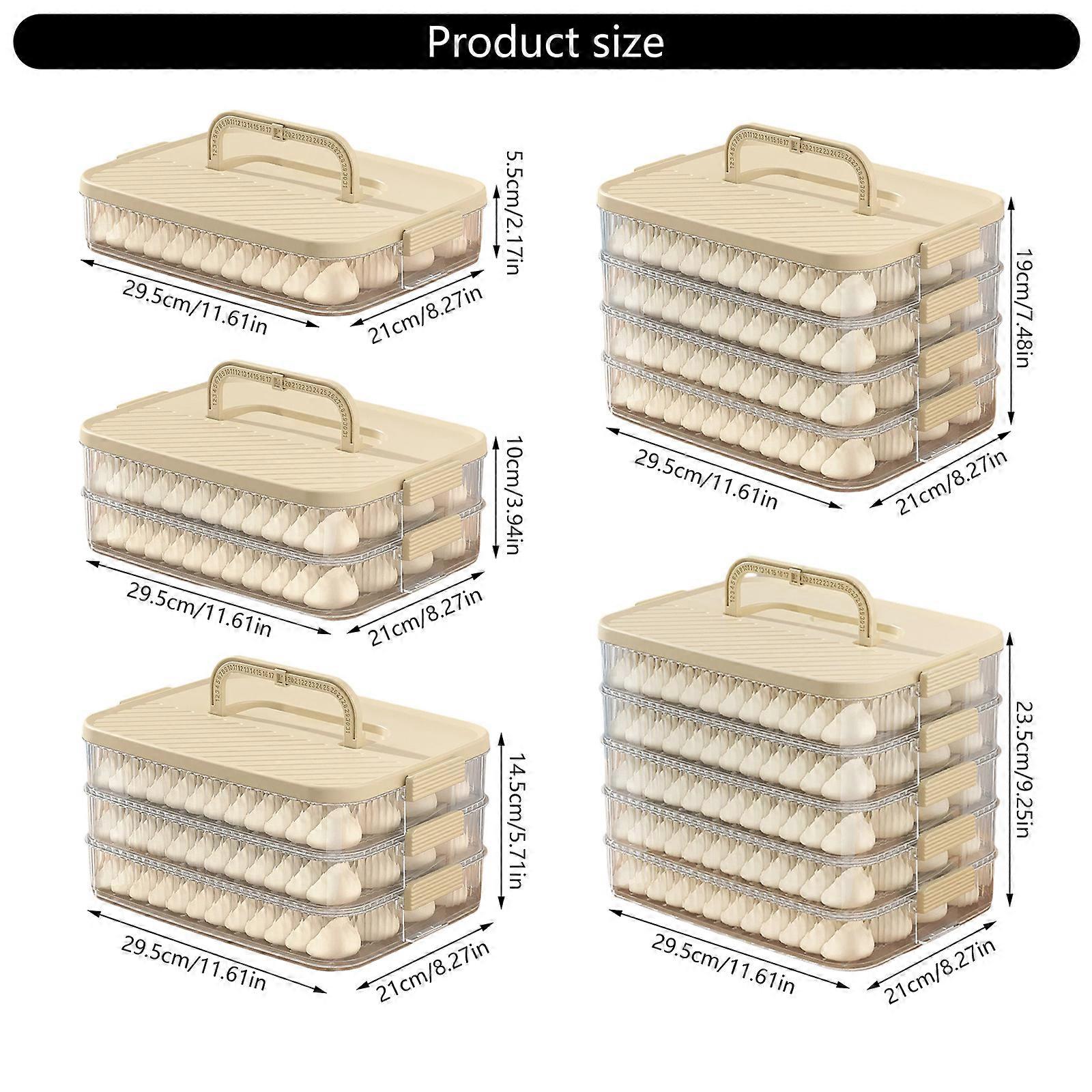 Durable Refrigerator Food Storage Box Durable Dessert Holder For ...
