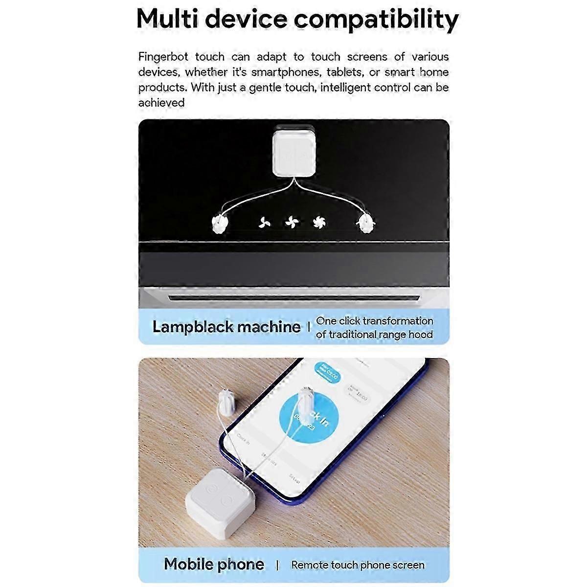 Tuya Fingerbot Touch Screen Smart Life BLE Wireless Touch Switch Robot ...