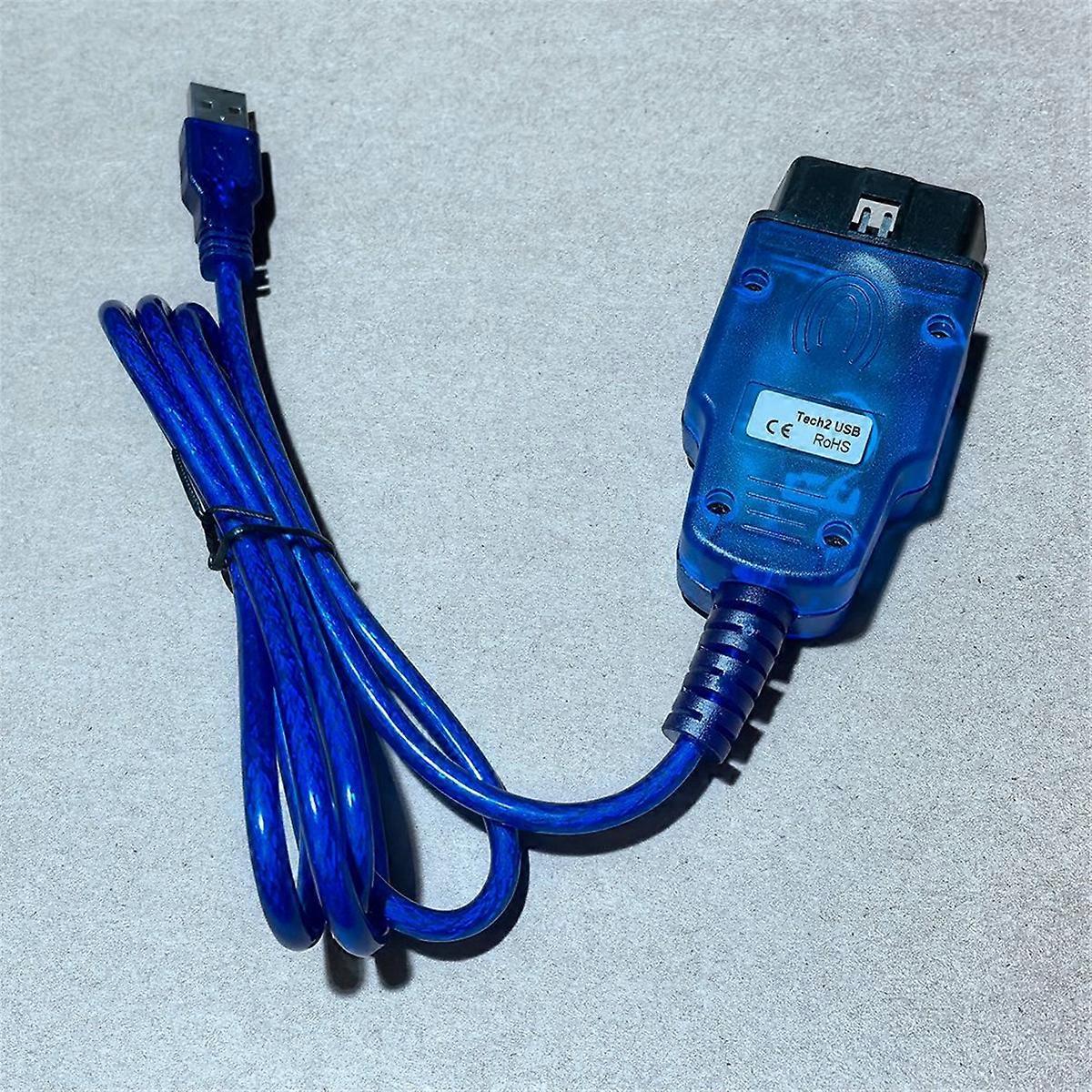 For Opel Tech2 USB Diagnostic Cable with FTDI FT232 Chip Tech2 USB ...