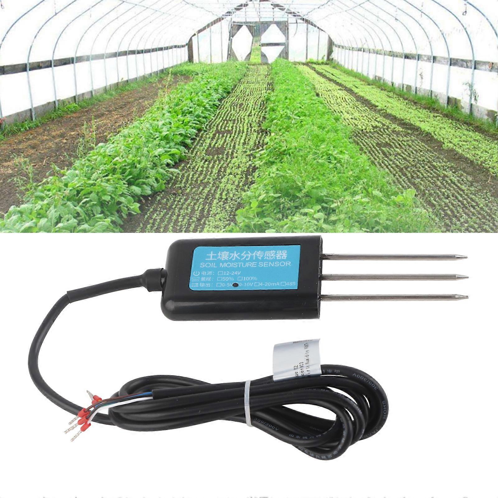 0‑10V Output Waterproof Greenhouse Soil Moisture Humidity Sensor Tester ...