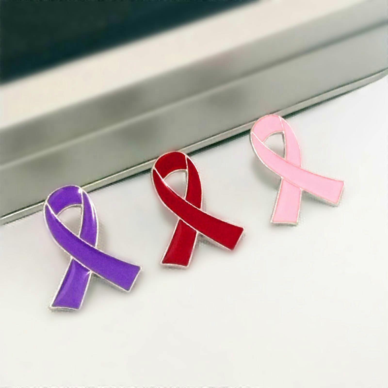 5 PCS Breast Cancers and AIDS Awareness Corsage Pin Ribbon Brooch Pin ...
