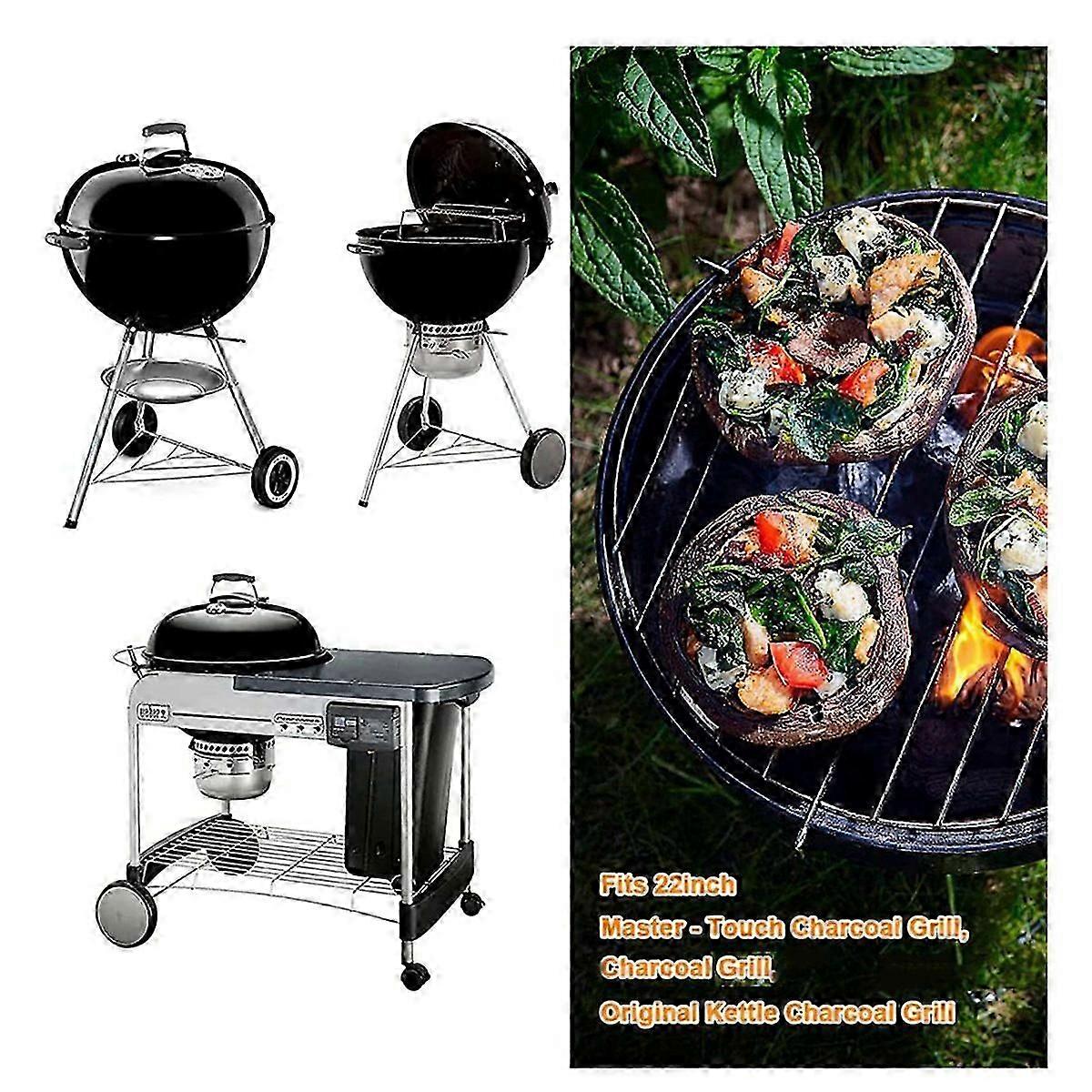 22-1/2-Inch One-Touch Cleaning System Kit compatible with Weber Grill ...