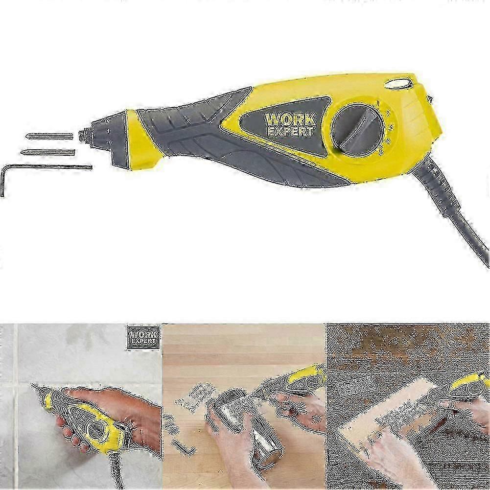 Electric Tile Grout Removal Tool Kit, 3-in-1 Professional Set with ...