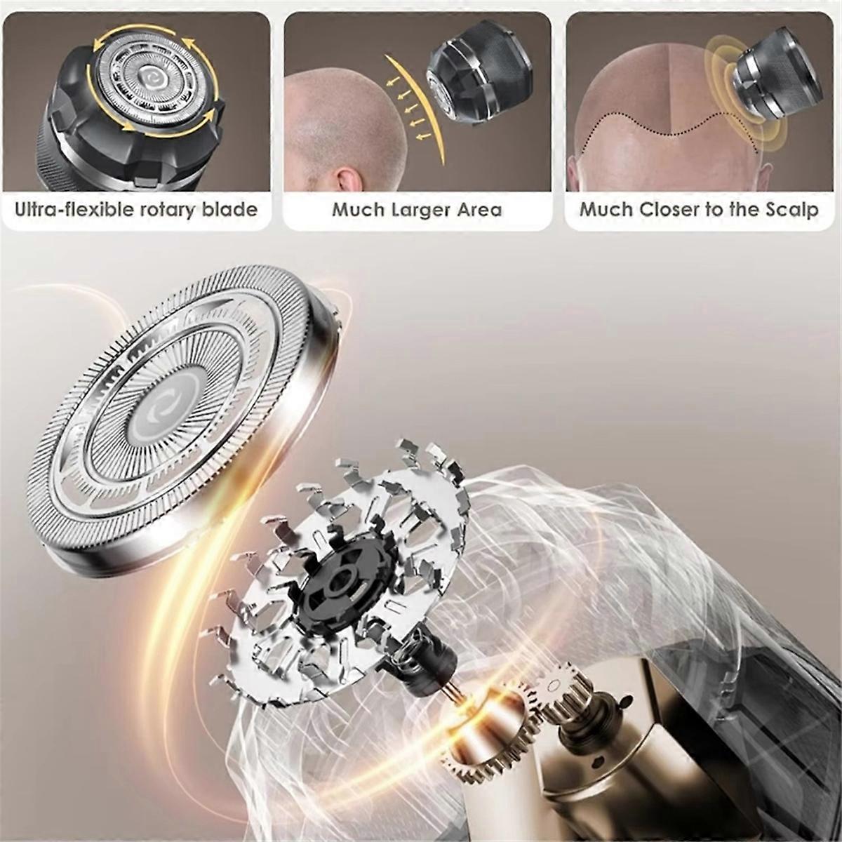 Electric Shaver for Men Powerful Single Head Hair Cutting Machine Wet ...