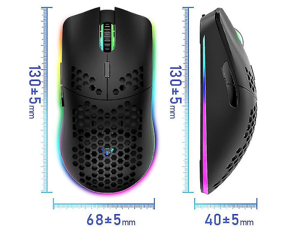 Wireless Gaming Mouse, Computer Mouse With Honeycomb Shell, Ergonomic ...
