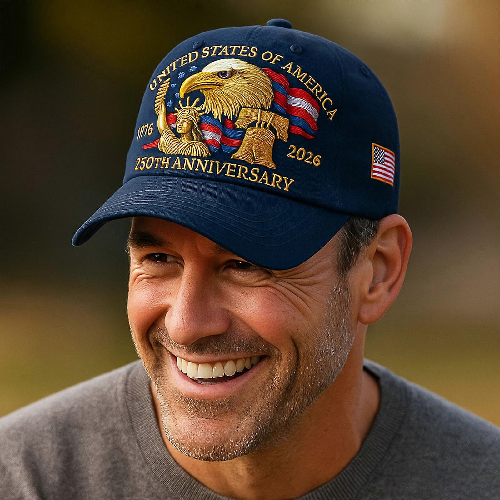 Bird Printed Patriotic Baseball Cap Meaningful Holiday Gift for Parades ...