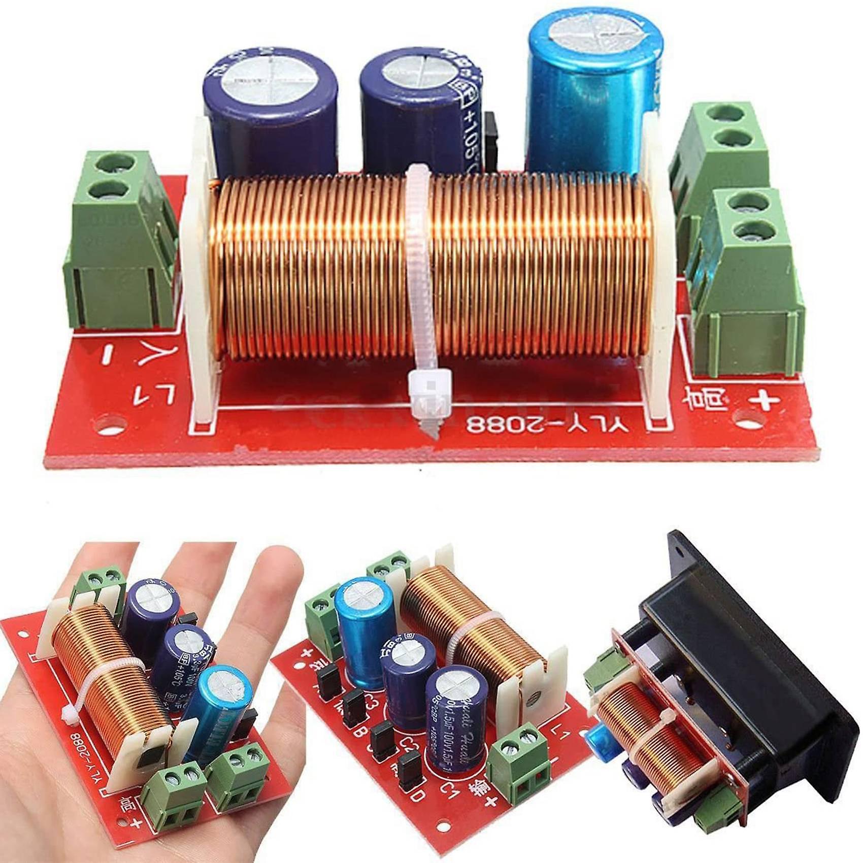 400W Speaker Crossover 2 Way High-Low 4-16 Ohm Frequency Divider for ...