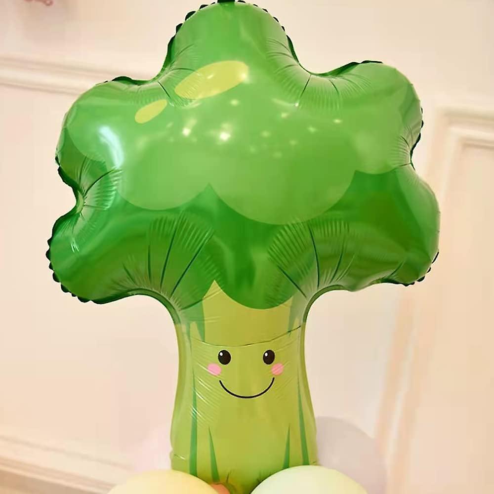 Broccoli Balloons Vegetables Broccoli Foil Mylar Balloons For Baby ...