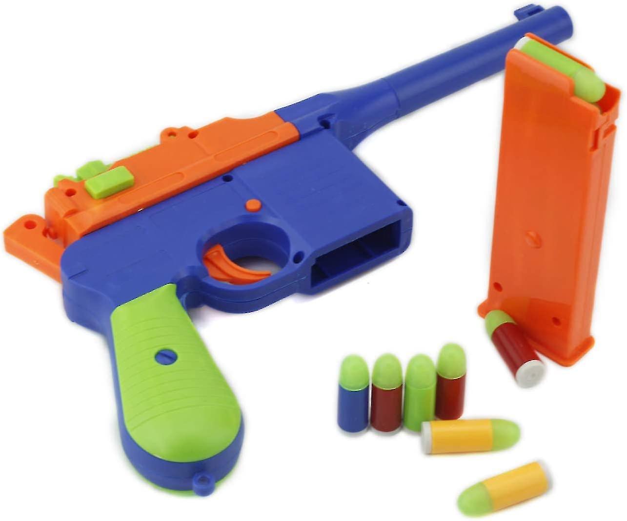 1pc Kandall Toy Gun , Mauser C96 Toy Pistol With 10 Pcs Colorful Soft ...