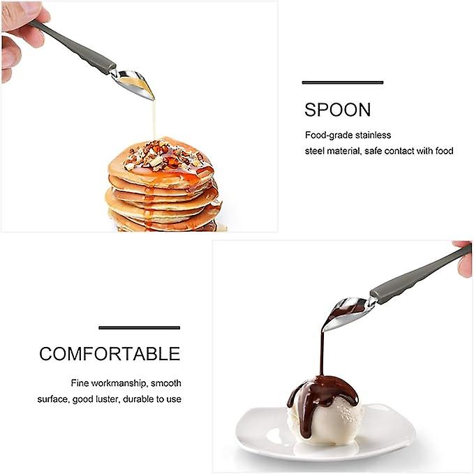 3pcs Piping Spoon Saucier Spoon Chef Art Pencil Kitchen Spoon Drawing ...