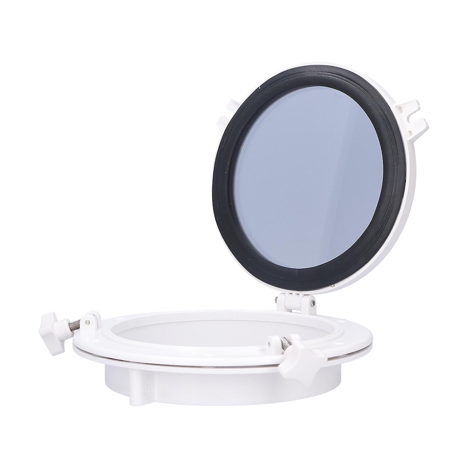 10in Round Portlight Porthole Tempered Glass Opening Window for Marine ...
