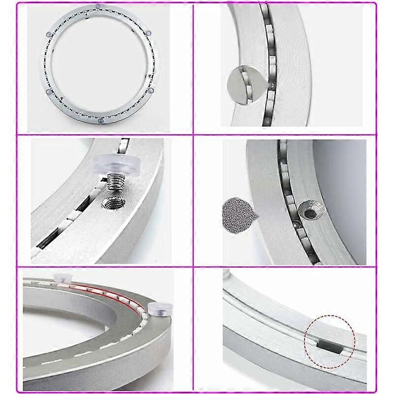 Metal turntable bearing, round swivel base, 360 rotating, single row ...