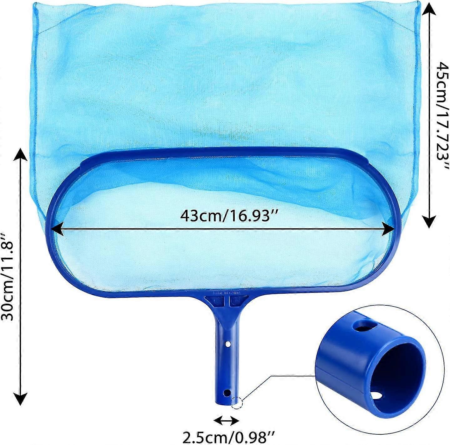 Professional Pool Skimmer - Fine Mesh Net - Suitable For Spas, Swimming ...