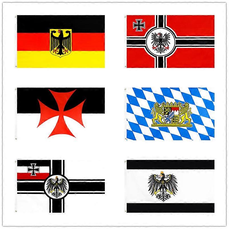 90x150cm German Empire Dk Reich Prusa Prussia Iron Cross Ww2 Flying ...