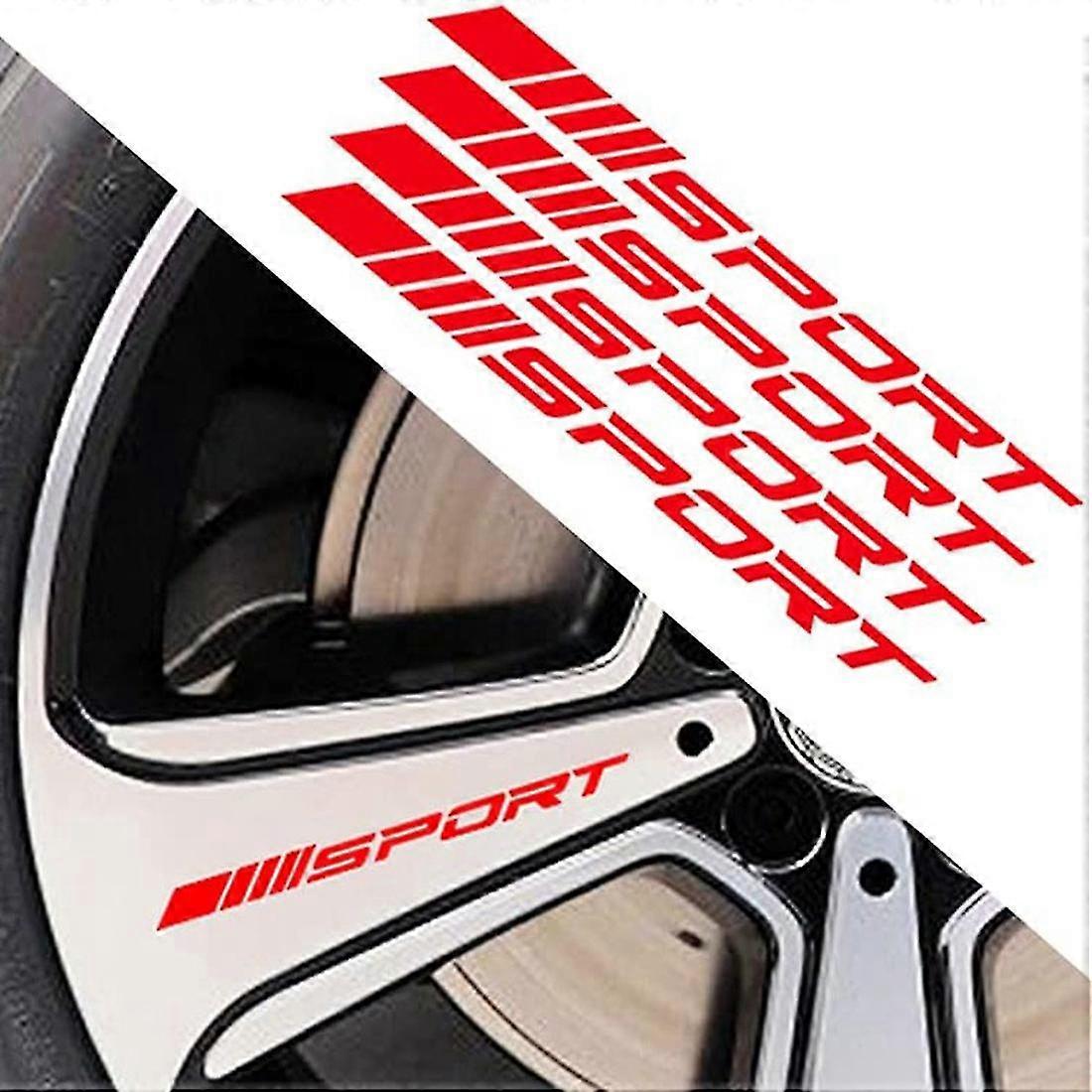 Sport Decal Sticker Wheels Rims Car Sticker Adhesive Car Door Rims ...