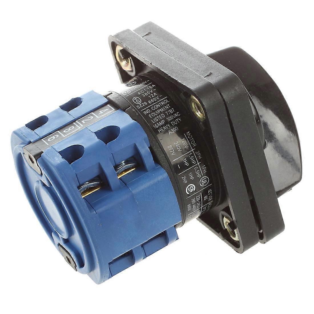 660V 20A 6 Terminals 4 Positions Rotary Cam Changeover Switch | Fruugo UK