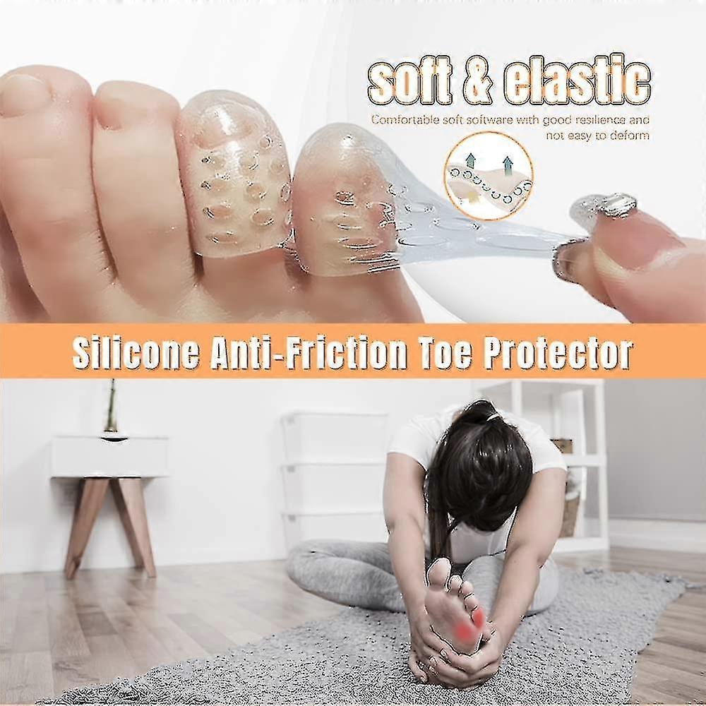 Silicone Anti-friction Toe Protector, Silicone Breathable Toe Covers ...