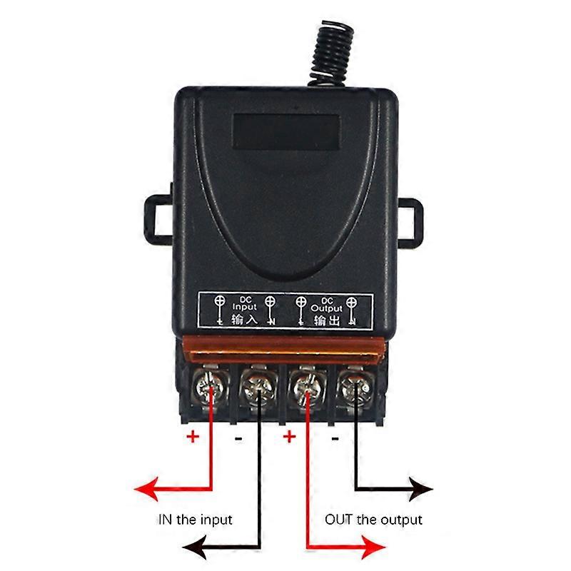 433MHz DC12-48V Single-Channel Smart Remote Control Switch for Water ...