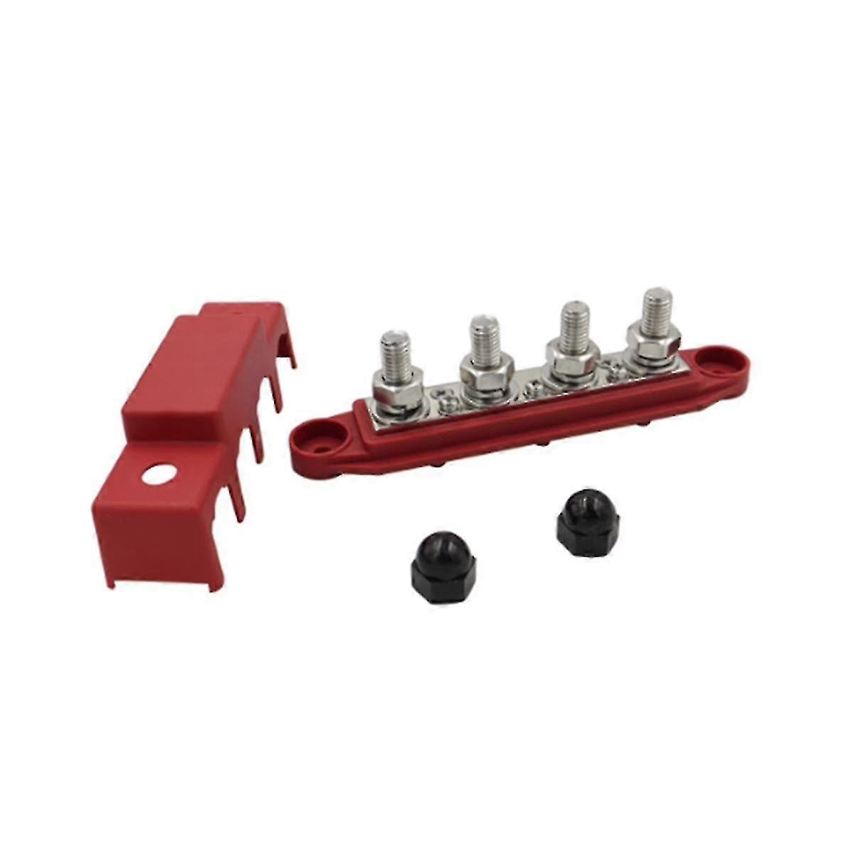 M10 Busbar Box Plate 250a 4 Terminals High Current Busbar Cable Box ...