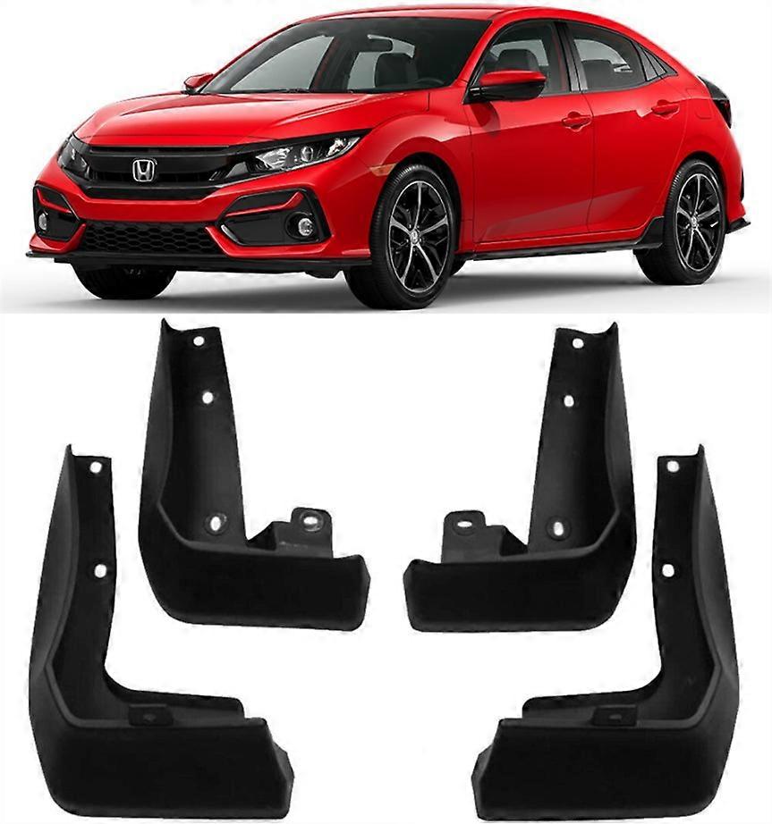 Set Splash Guards Mud Flaps For 2017-2021 Honda Civic Sport Hatchback ...