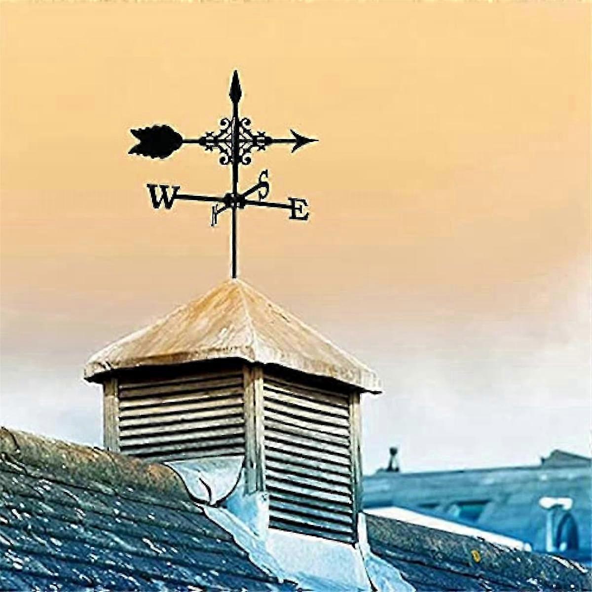 Exquisite Metal Weather Vane Ornament Metal Weathervane with Ornament ...