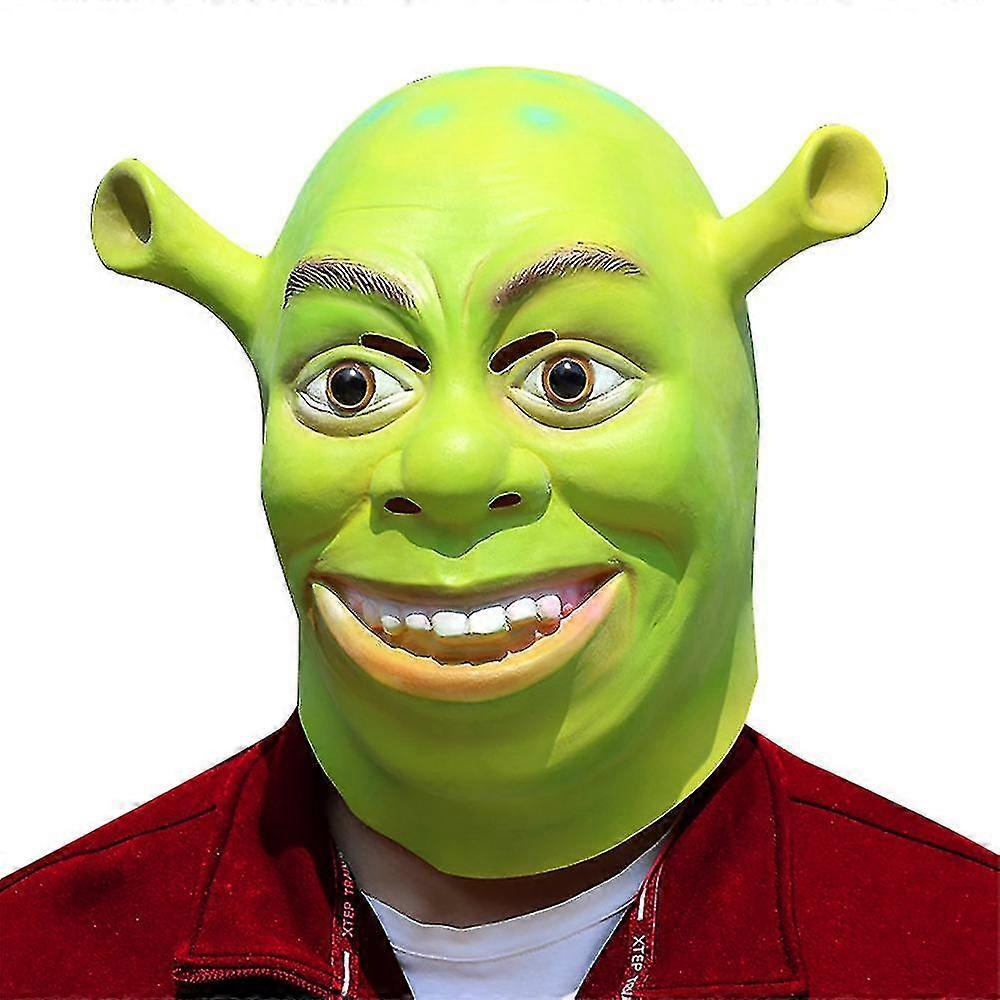 Shrek Mask Latex Mask Masquerade Funny Shrek Mask Headgear Halloween ...