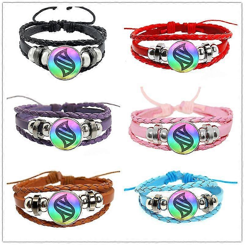 Japanese Anime Mega Stone Pokemon Leather Bracelet 18mm Glass Cabochon ...