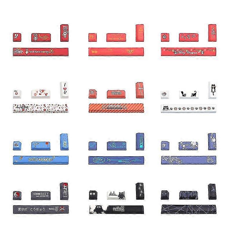 Dye-subbed Pbt 4 Keycaps Keycap, Spacebar Keycap, Esc Keycap Enter ...