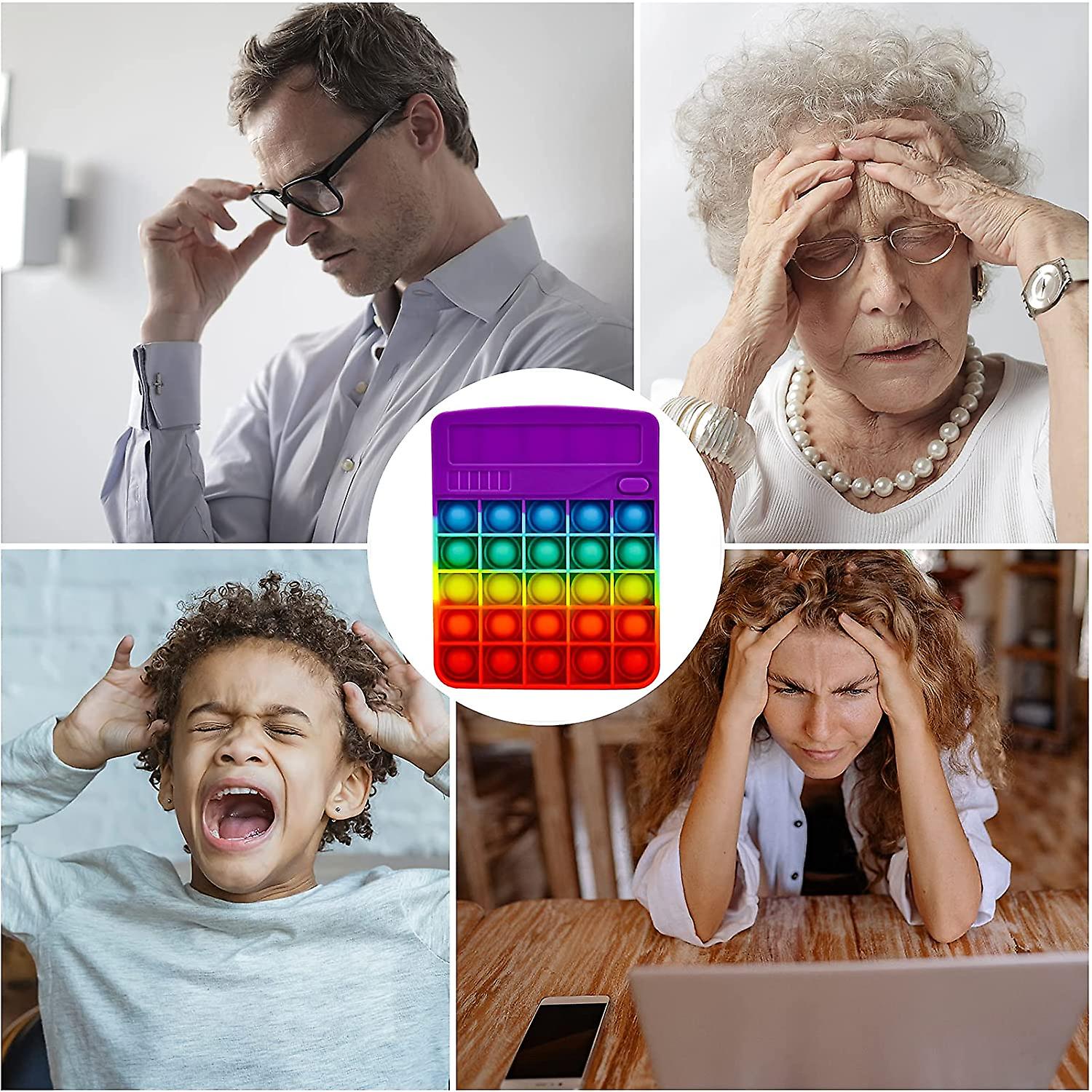 Latest Pop Bubble Sensory Sensory Calculator Fidget Toy | Fruugo UK