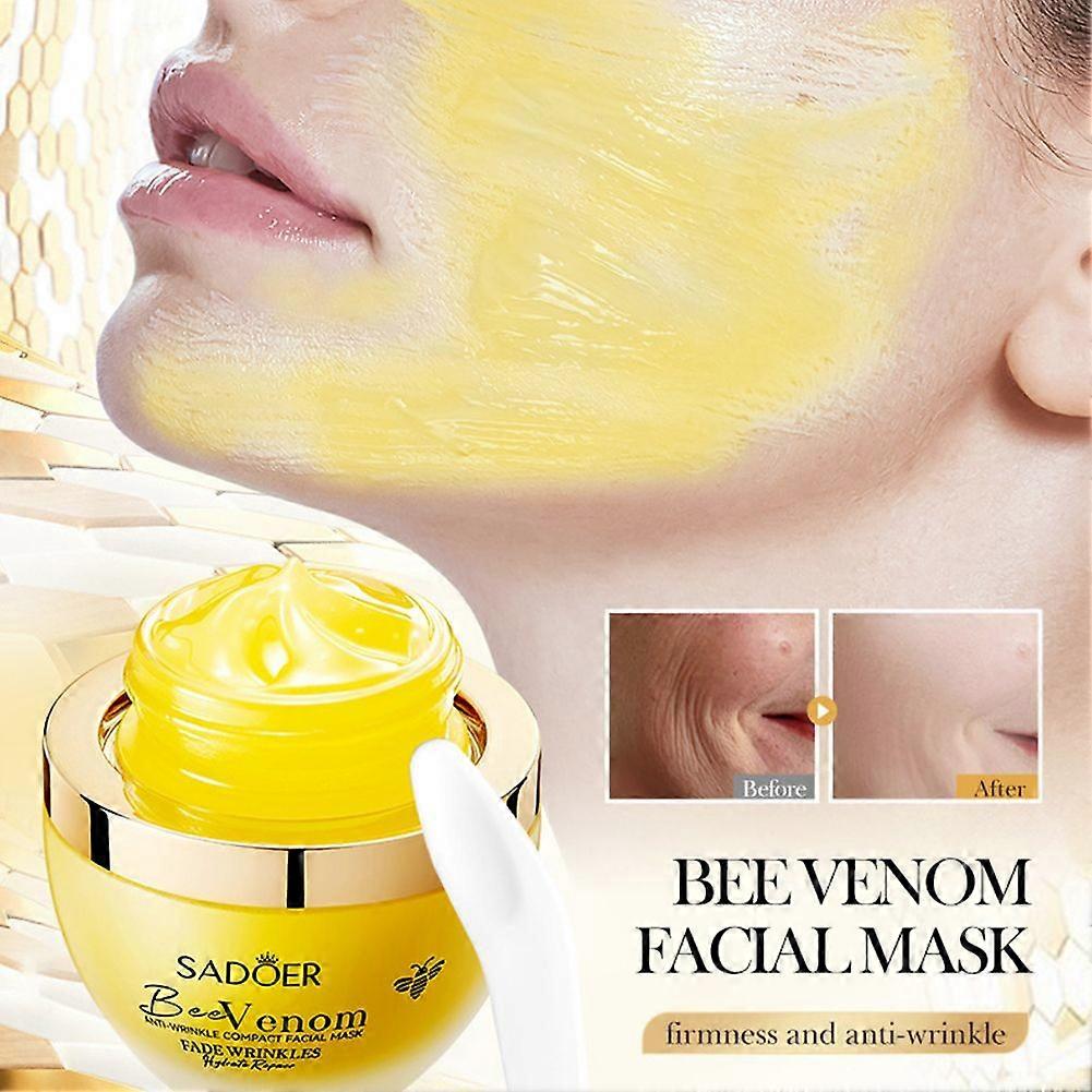 65g Bee Venom Face Mask for Women, Moisturizing & Hydrating Treatment ...