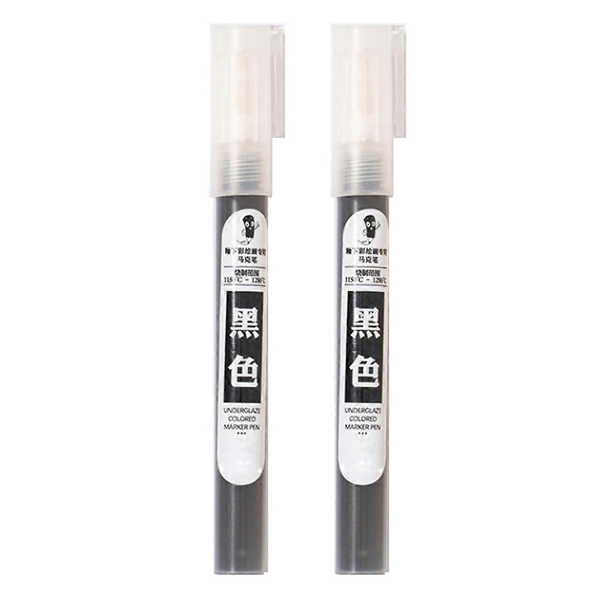 2 Pcs Underglaze Pen Underglaze for Ceramics Ceramic Writing Pen ...