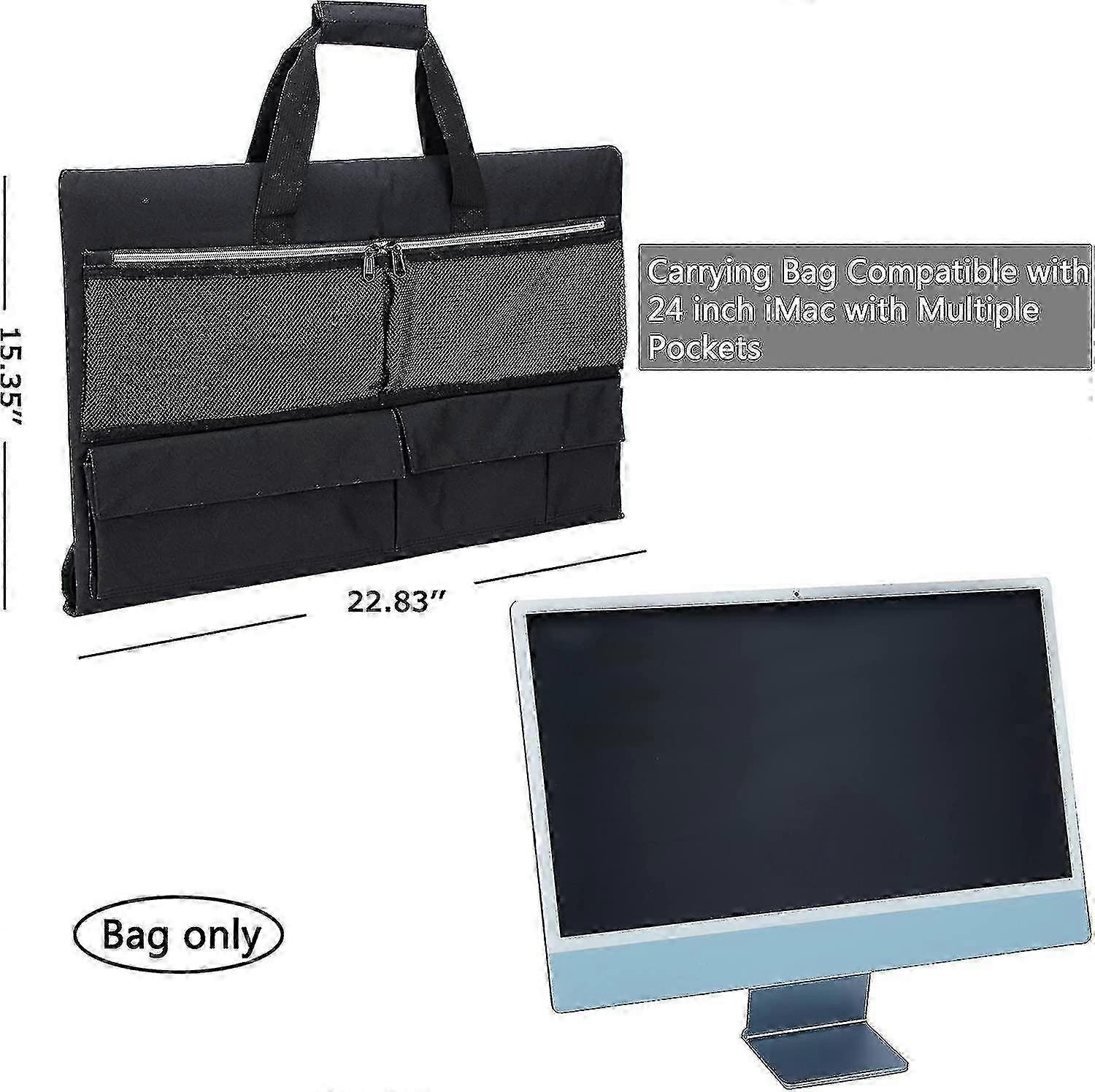 Travel Case for 24-inch iMac - Protective Storage & Dust Cover with ...