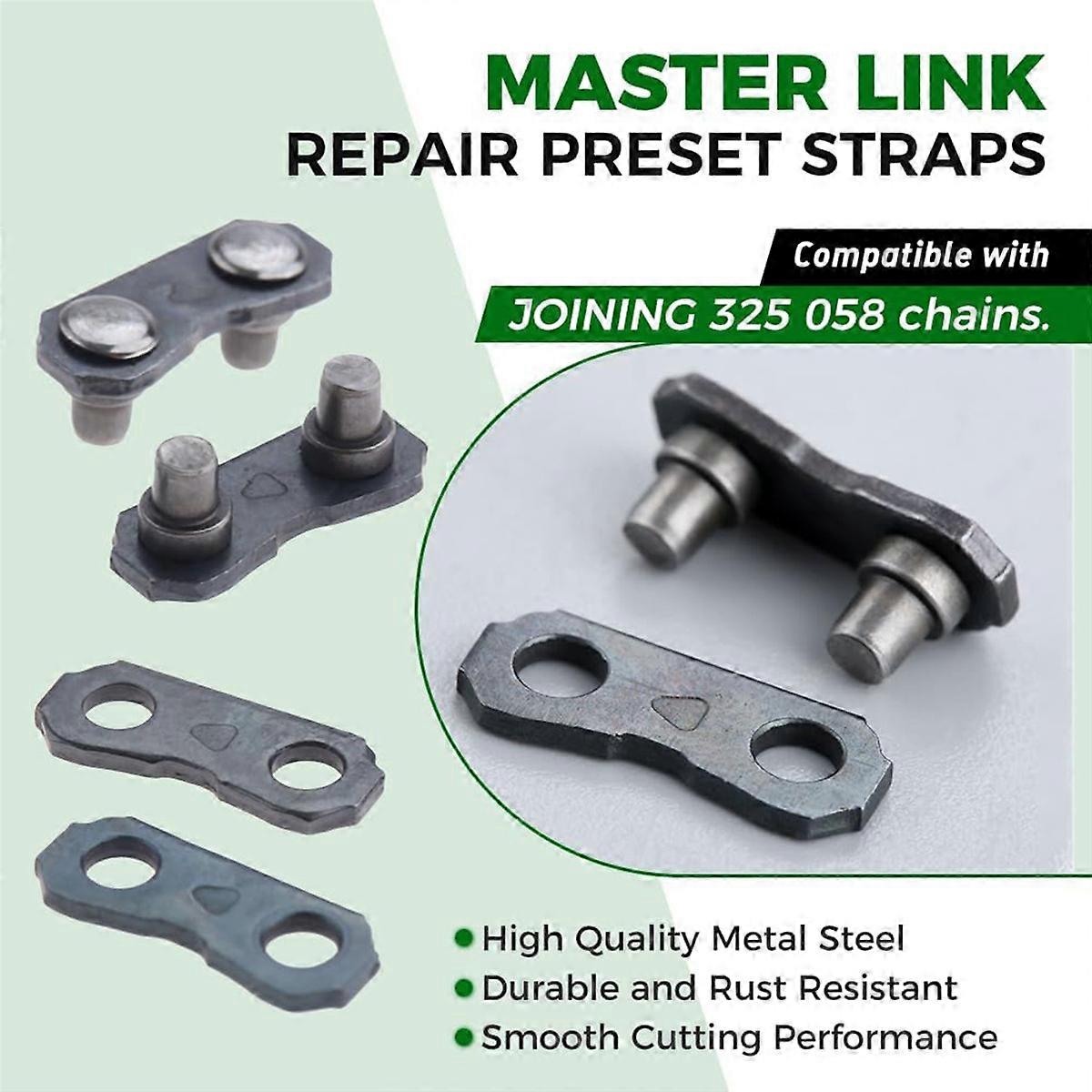 3PCS Pocket Chainsaw Breaker Chain Saw Repairing Mending Tool Set with ...